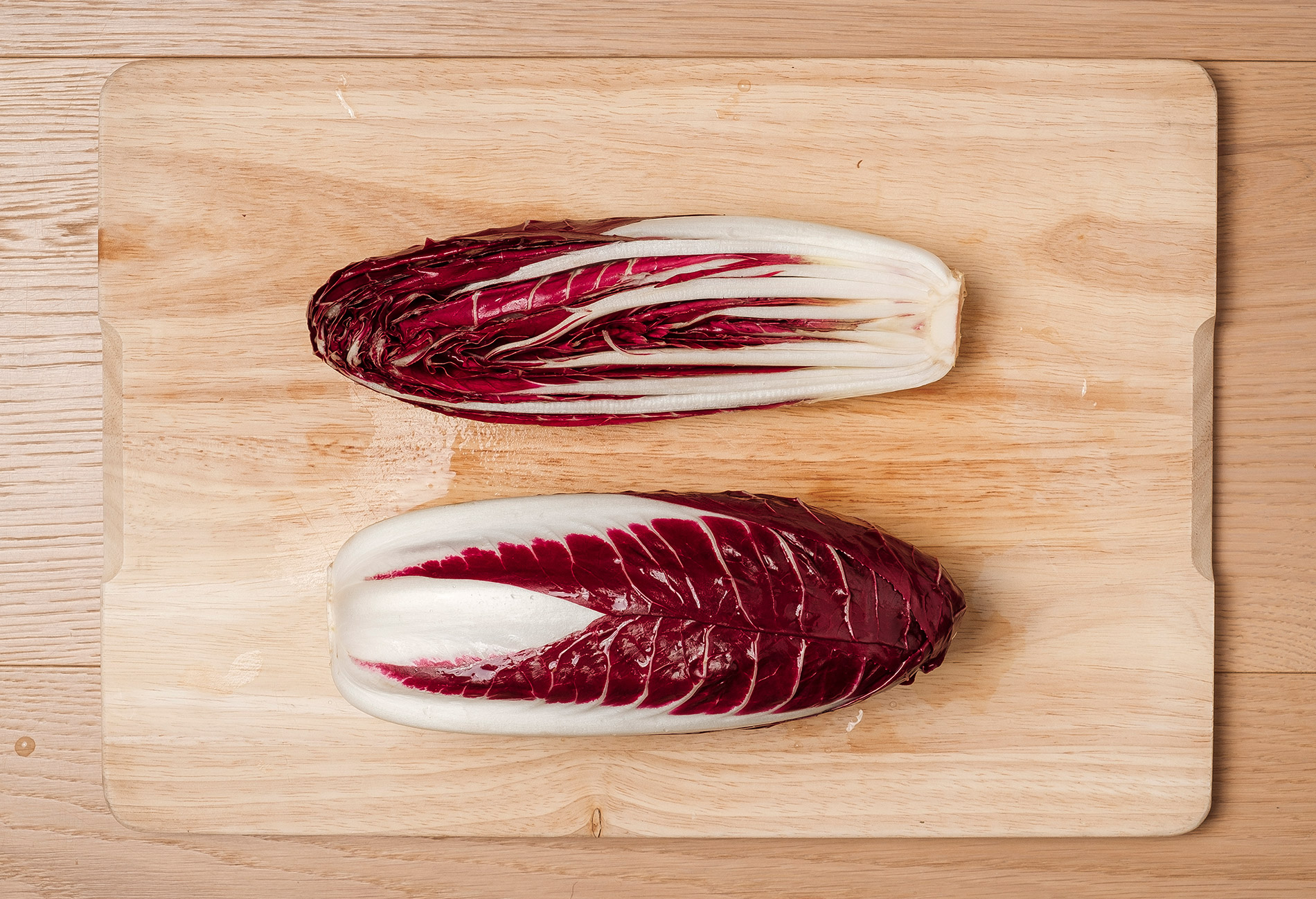 Long Red Radicchio Ortofruit - Packaging Of Red Radicchio And Carrots